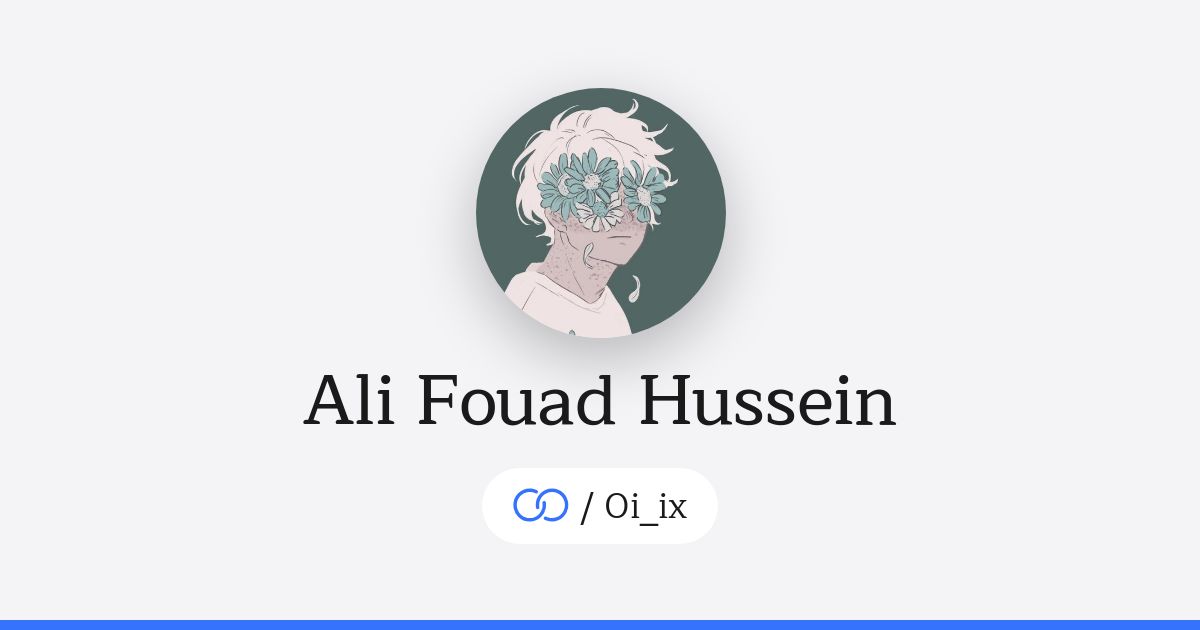 Ali Fouad Hussein (/0i_ix) · solo.to