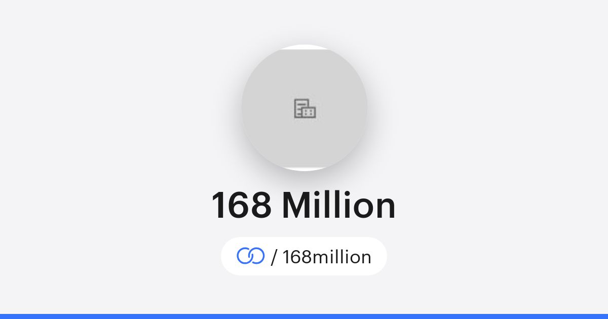168 Million (/168million) · solo.to