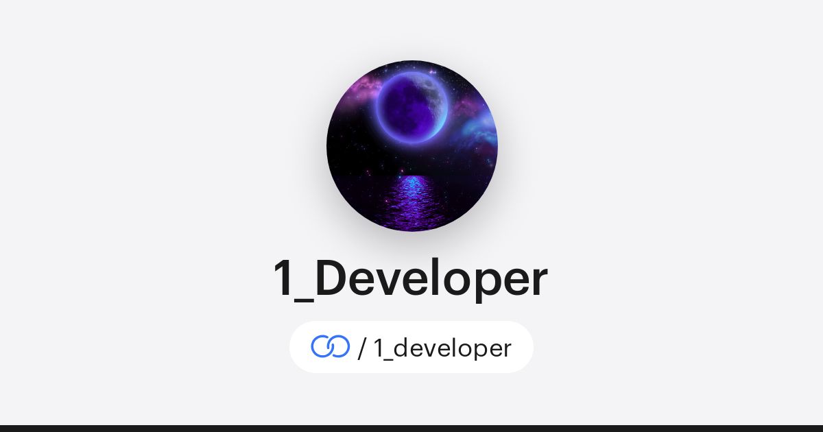 1_Developer · solo.to