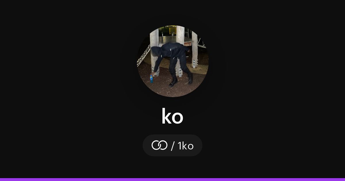 ko (/1ko) · solo.to