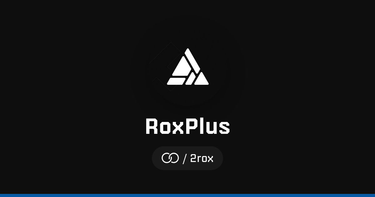 RoxPlus (/2rox) · solo.to