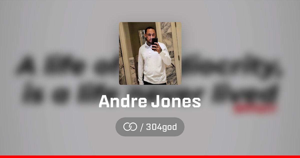 Andre Jones (/304god) · solo.to
