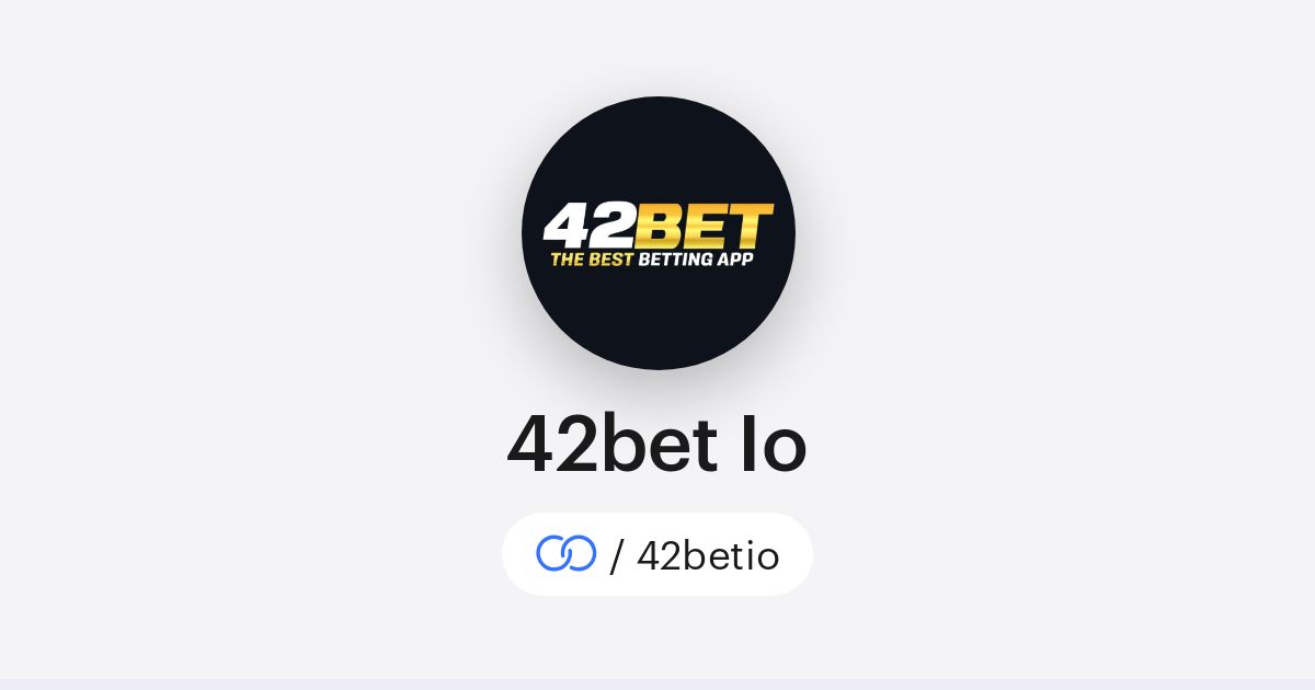 42bet Io (/42betio) · solo.to