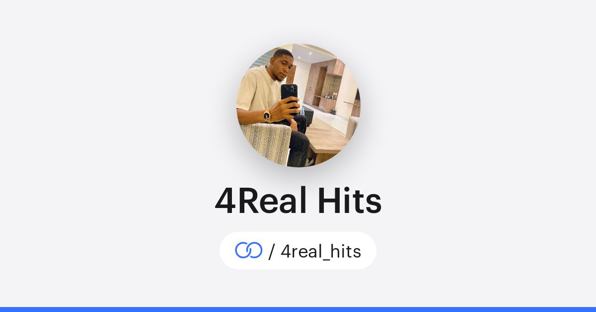 4Real Hits (/4real_hits) · solo.to