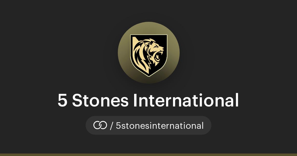 5 Stones International (/5stonesinternational) · solo.to