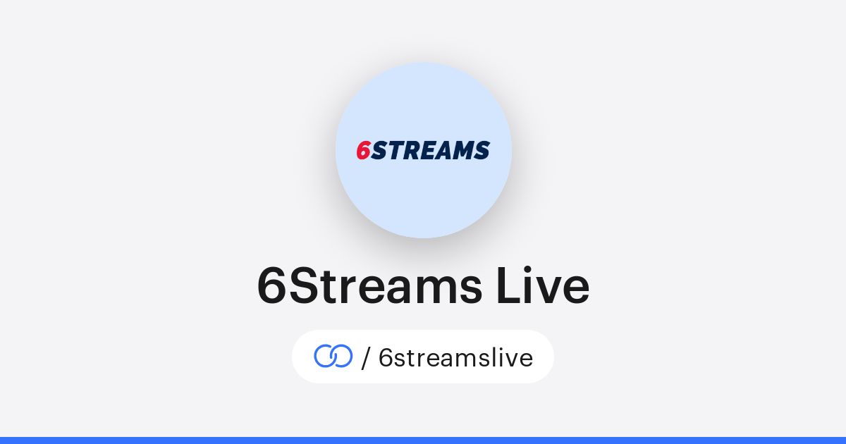 6Streams Live (/6streamslive) · solo.to