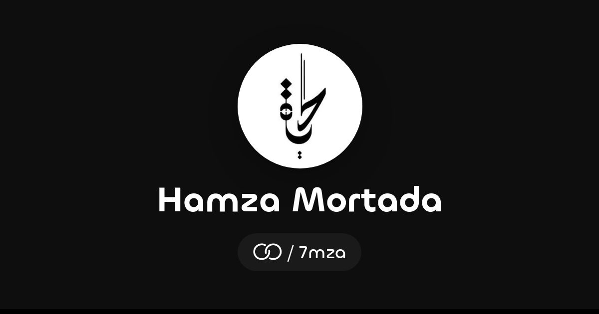 Hamza Mortada (/7mza) · solo.to