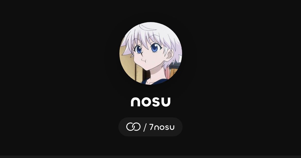 nosu (/7nosu) · solo.to