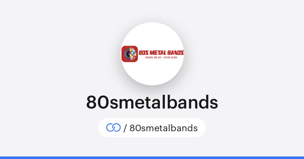 80smetalbands · solo.to