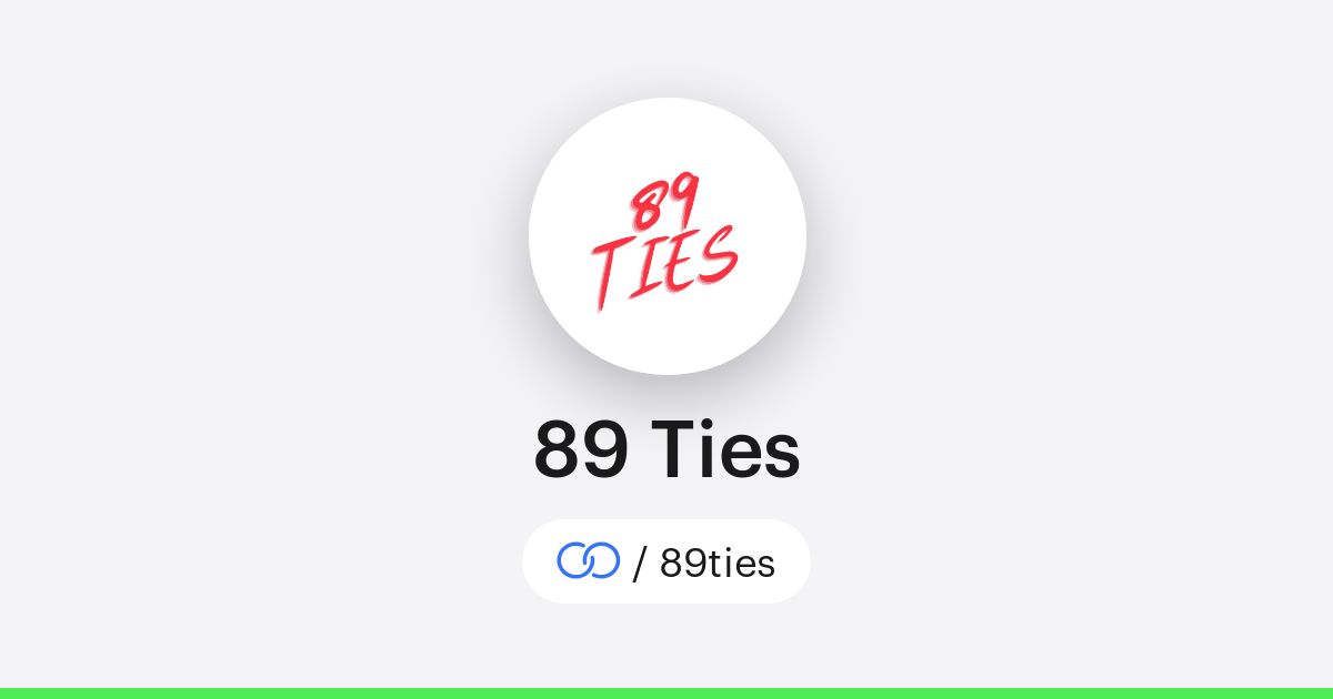 89 Ties (/89ties) · solo.to