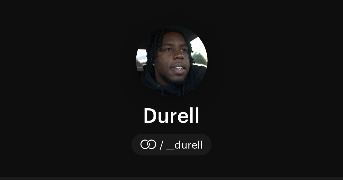 Durell (/__durell) · solo.to