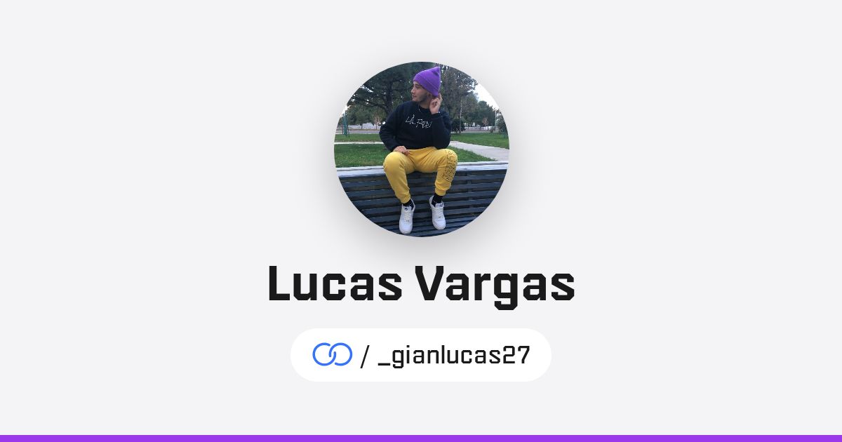 Lucas Vargas (/_gianlucas27) · solo.to