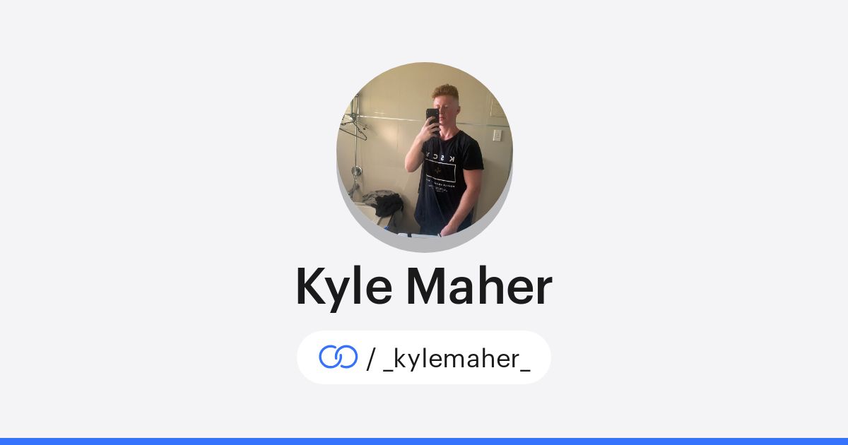 Kyle Maher (/_kylemaher_) · solo.to