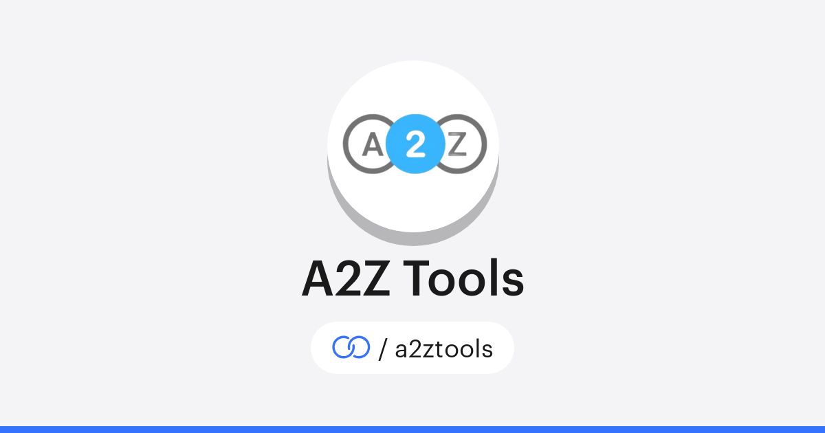 A2Z Tools (/a2ztools) · solo.to