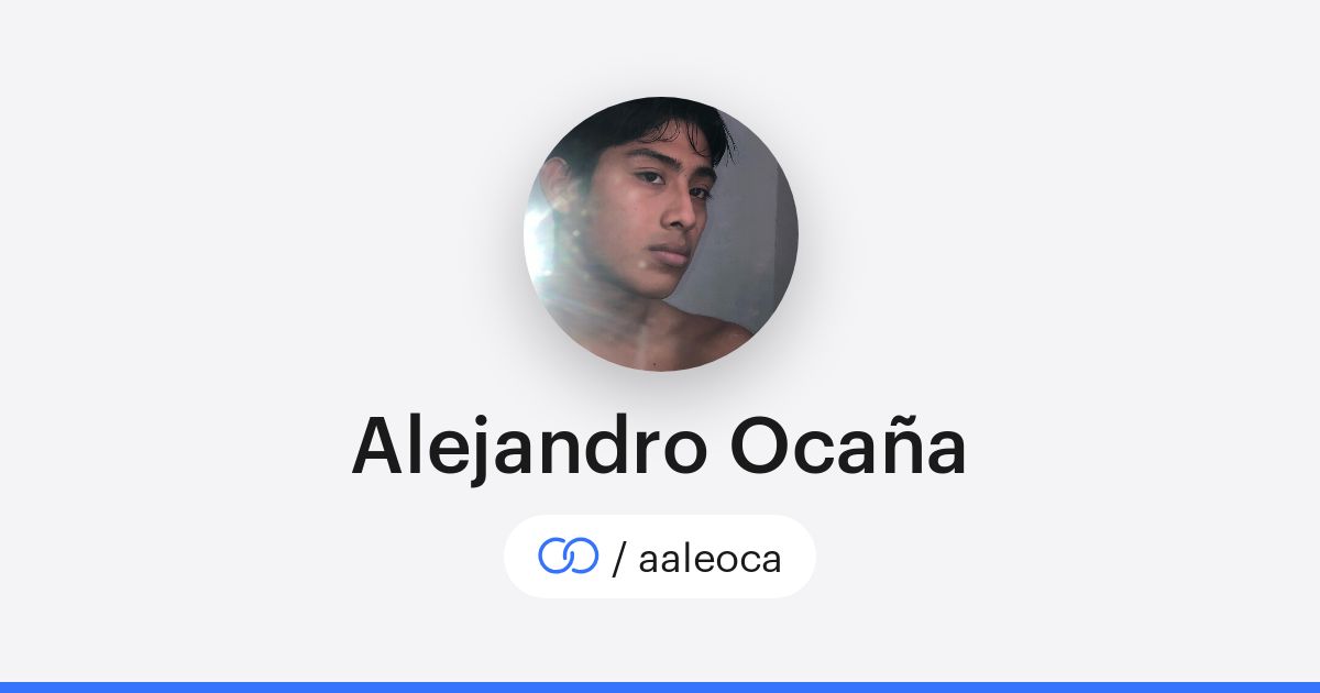 Alejandro Ocaña (/aaleoca) · solo.to