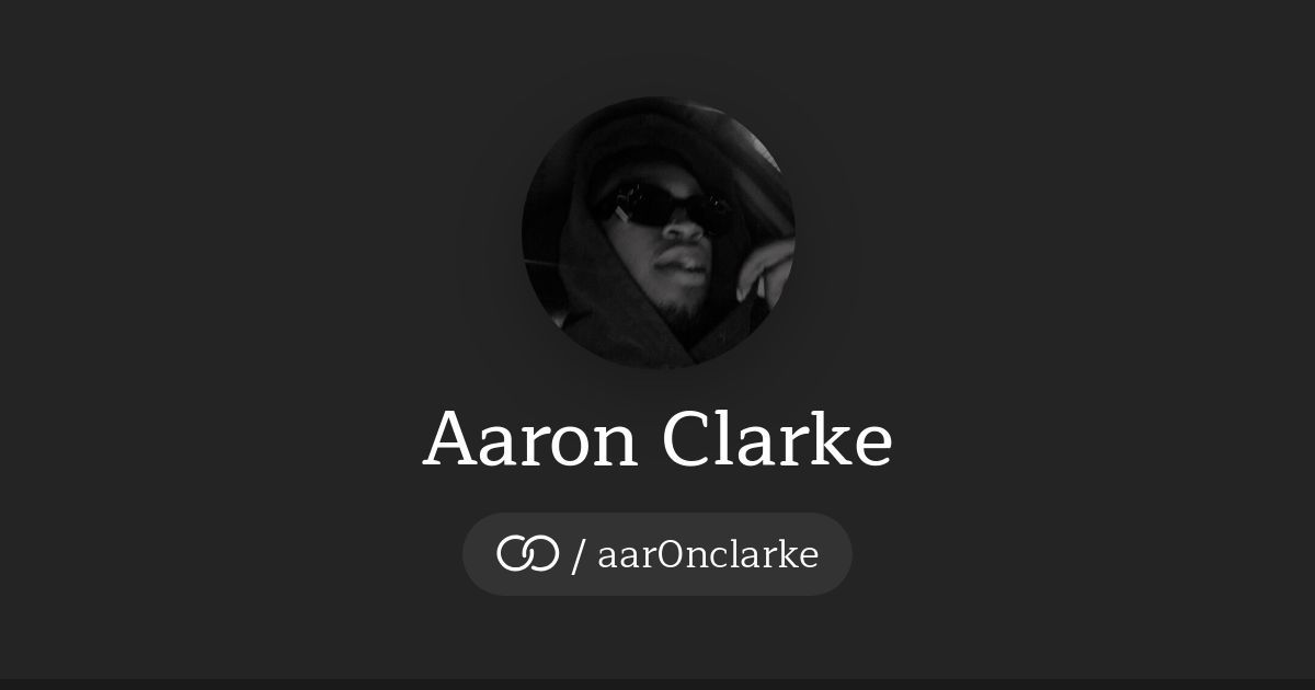 Aaron Clarke (/aar0nclarke) · solo.to