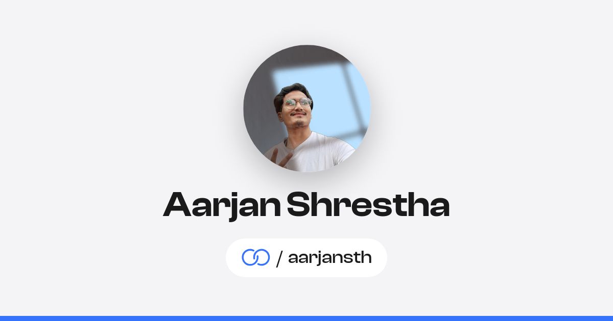 Aarjan Shrestha (/aarjansth) · solo.to