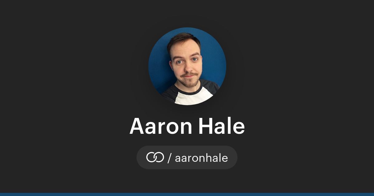 Aaron Hale (/aaronhale) · solo.to