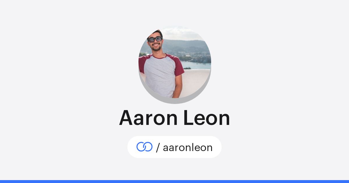 Aaron Leon (/aaronleon) · solo.to