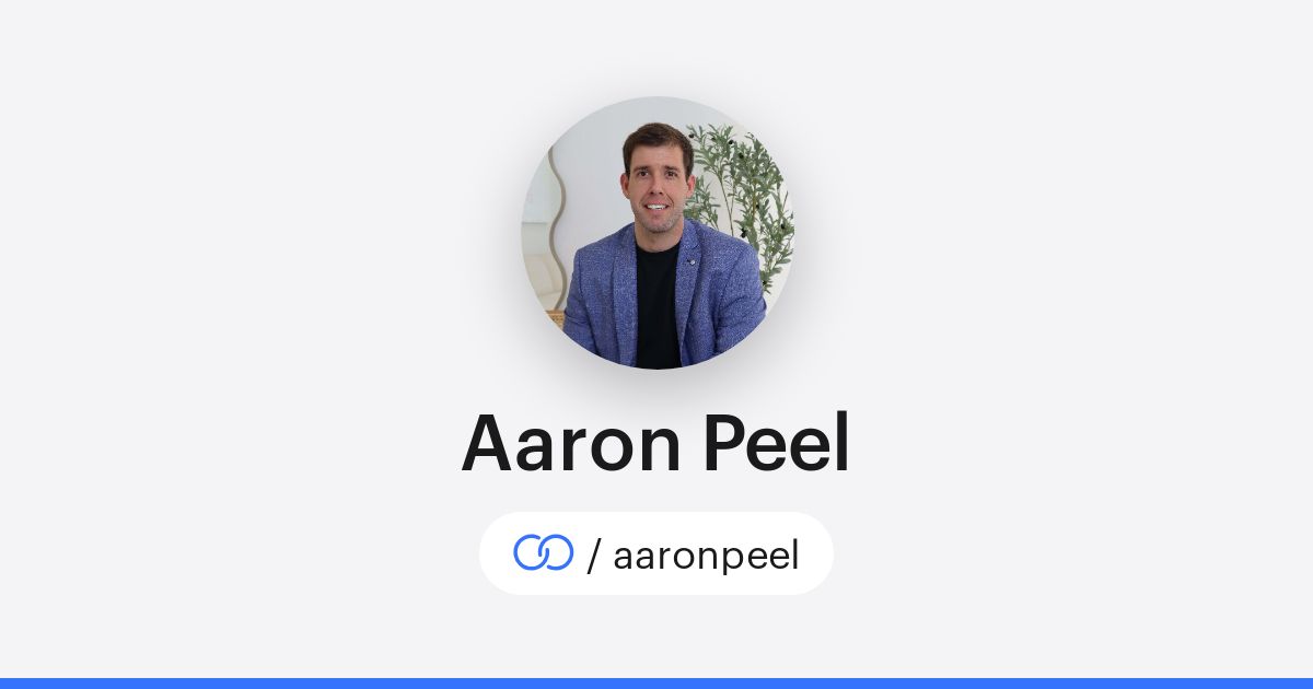 Aaron Peel (/aaronpeel) · solo.to
