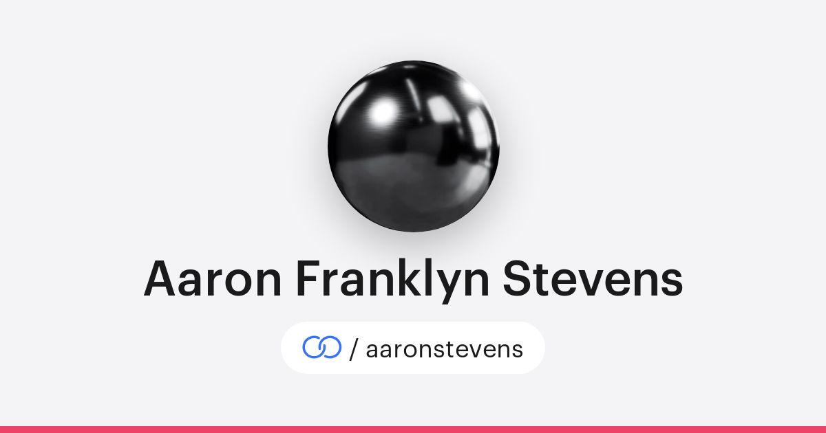 Aaron Franklyn Stevens (/aaronstevens) · solo.to