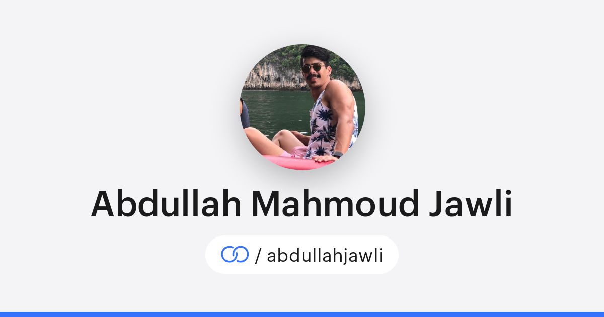 Abdullah Mahmoud Jawli (/abdullahjawli) · solo.to