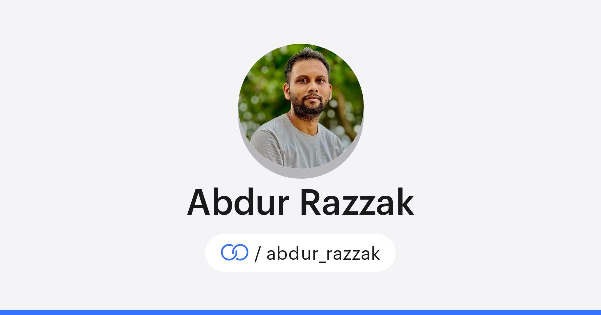 Abdur Razzak (/abdur_razzak) · solo.to