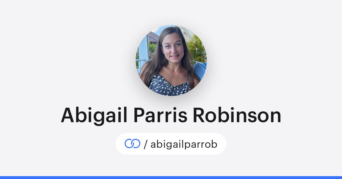 Abigail Parris Robinson (/abigailparrob) · solo.to