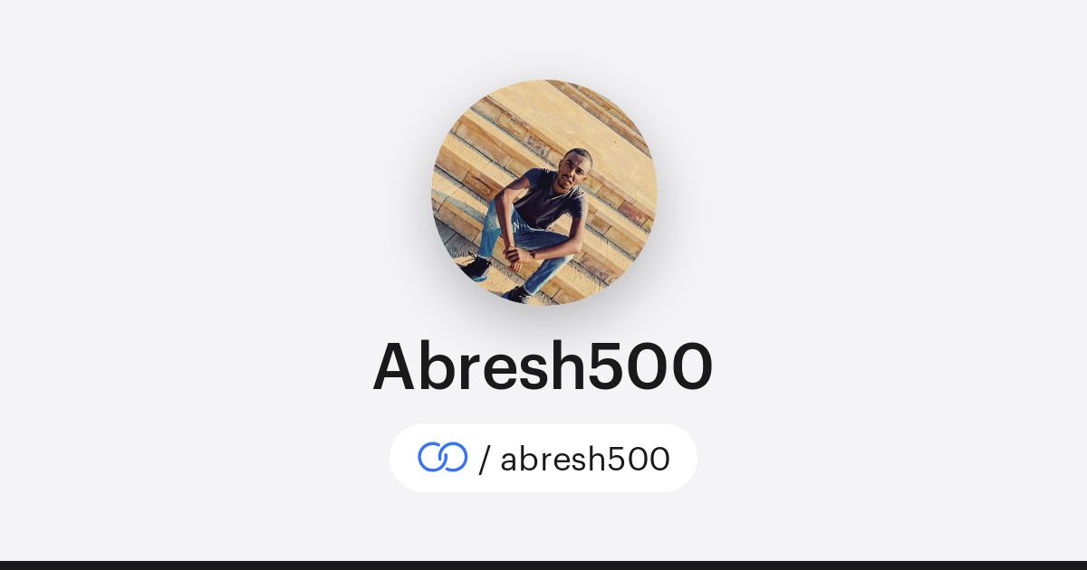 Abresh500 · solo.to