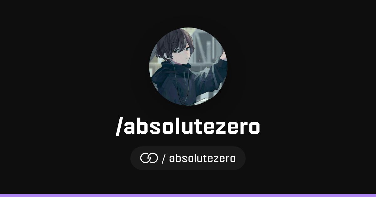 /absolutezero · solo.to