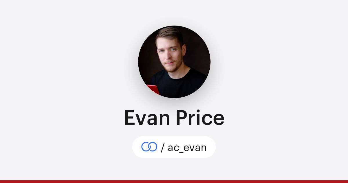 Evan Price (/ac_evan) · solo.to
