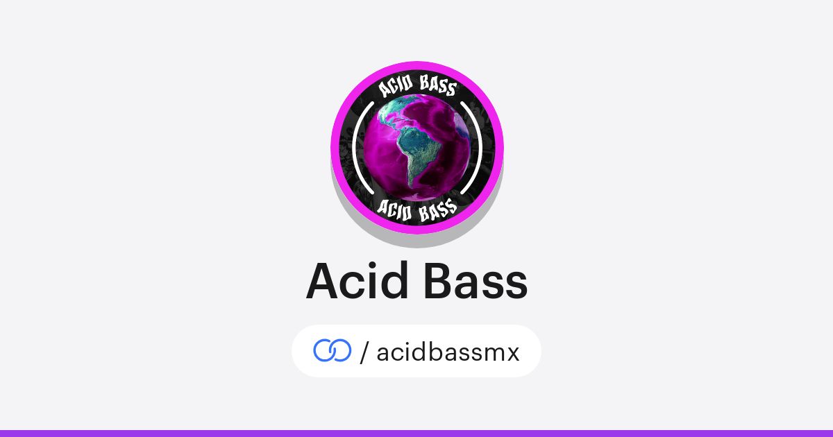 Acid Bass (/acidbassmx) · solo.to