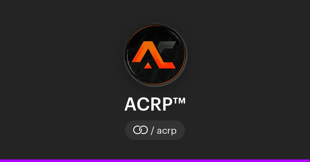 ACRP™ (/acrp) · solo.to