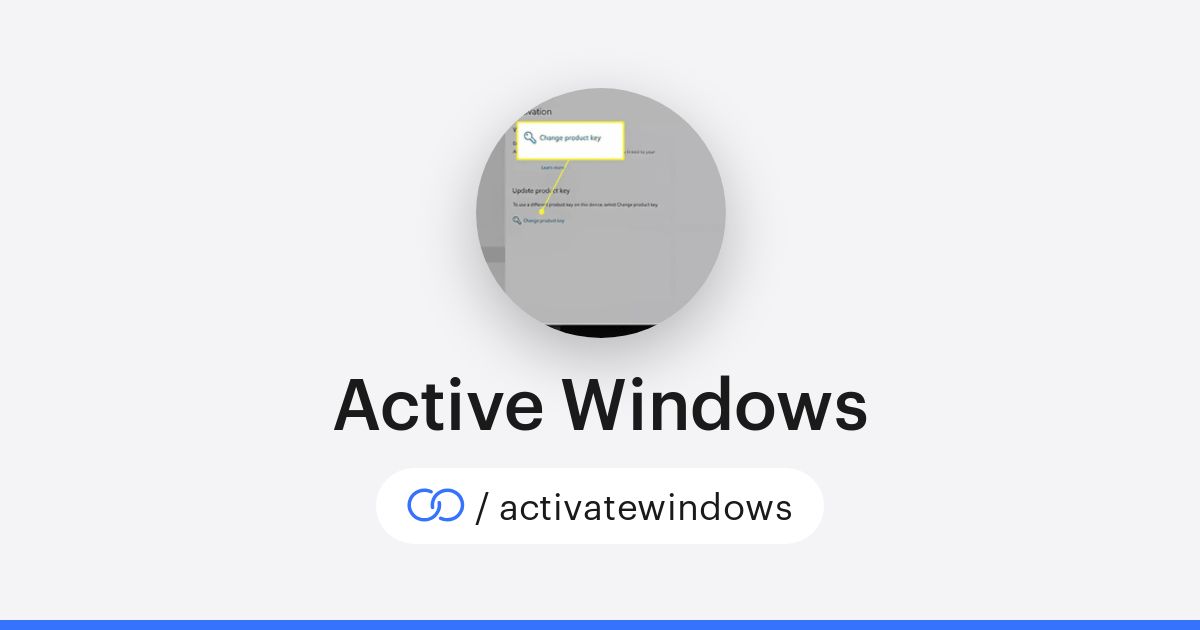 Active Windows (/activatewindows) · solo.to