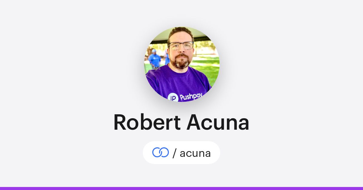 Robert Acuna (/acuna) · solo.to