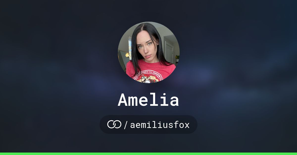 Amelia (/aemiliusfox) · solo.to