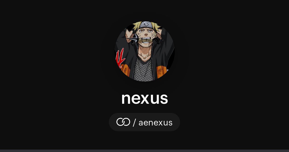nexus (/aenexus) · solo.to