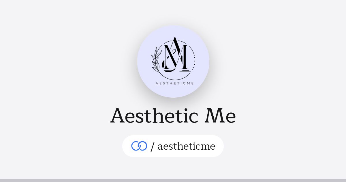 Aesthetic Me (/aestheticme) · solo.to