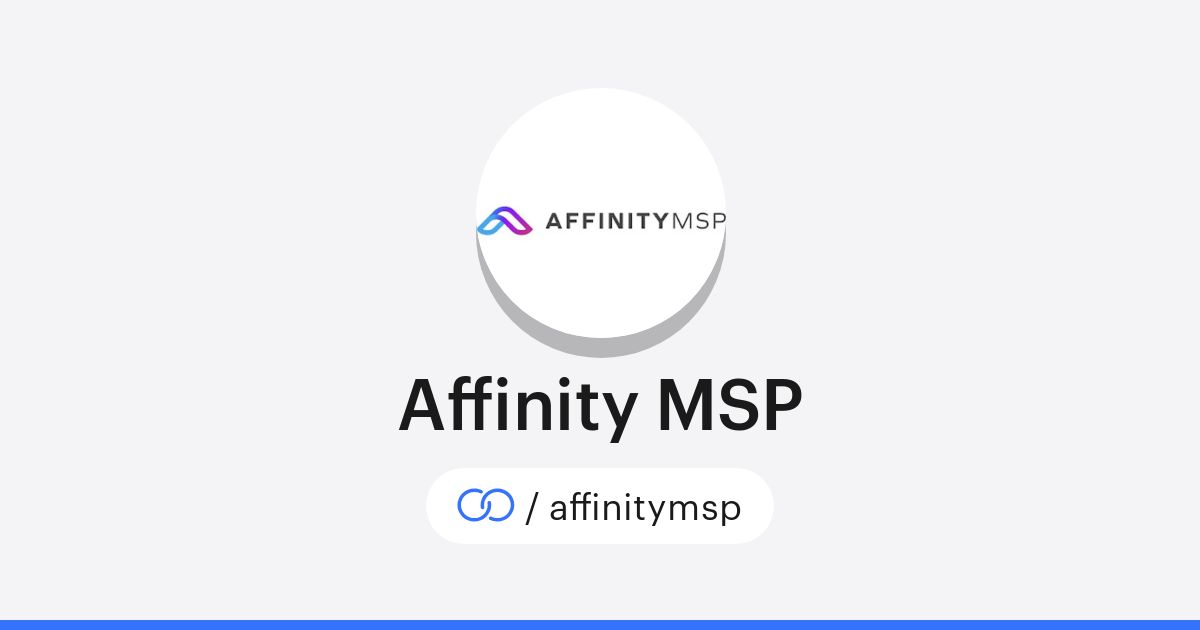 Affinity MSP (/affinitymsp) · solo.to