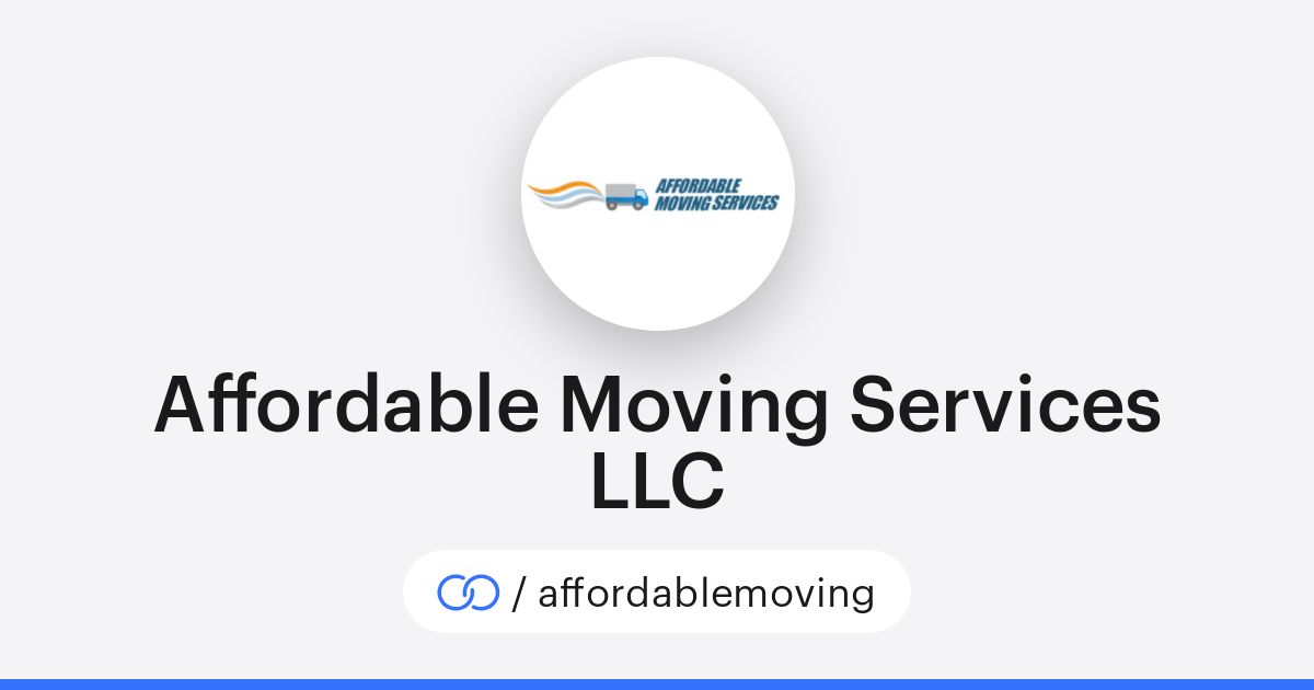 Affordable Moving Services LLC (/affordablemoving) · solo.to