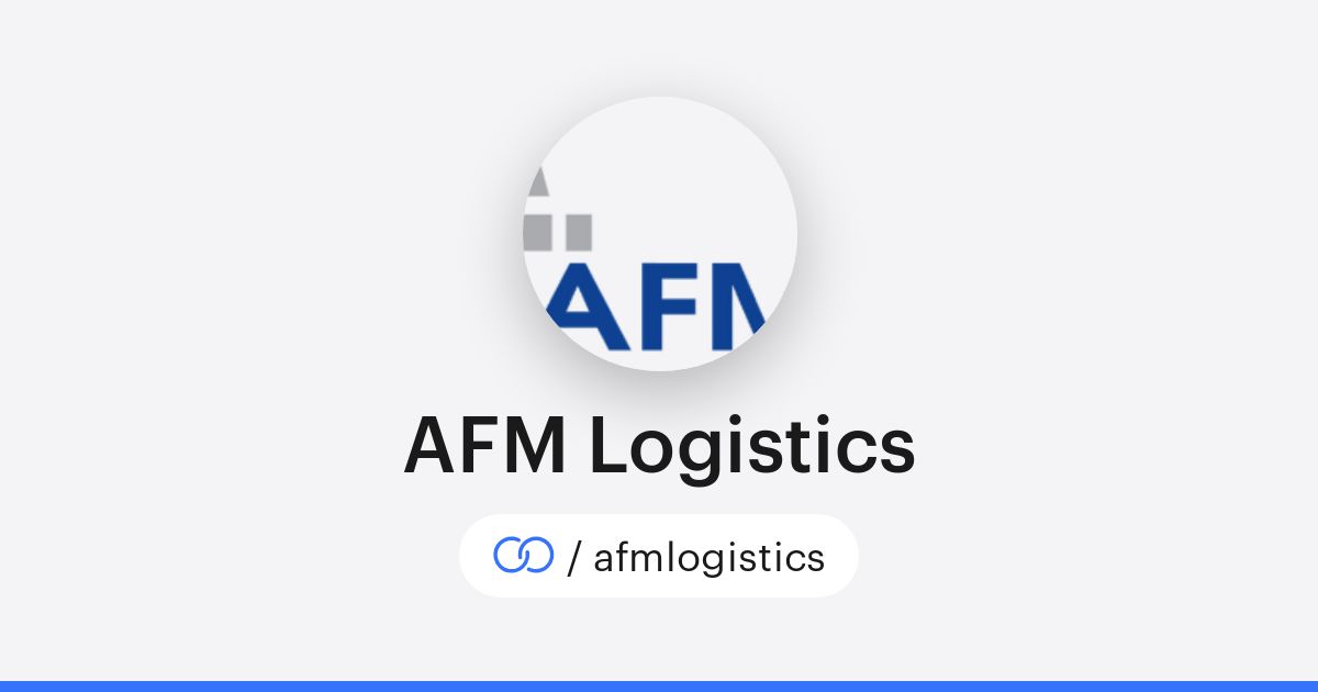 AFM Logistics (/afmlogistics) · solo.to