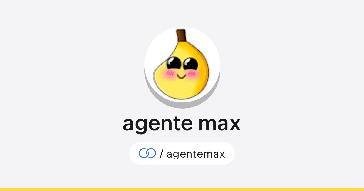 agente max (/agentemax) · solo.to