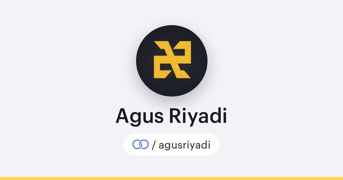 Agus Riyadi (/agusriyadi) · solo.to