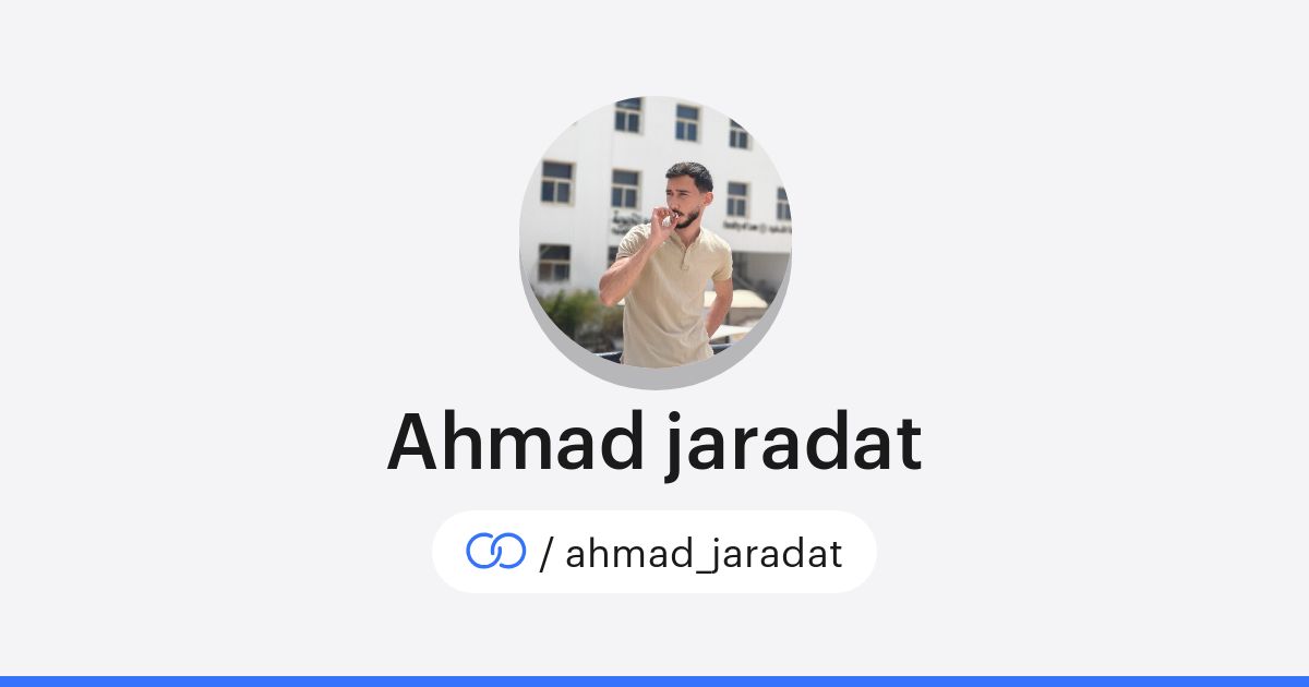 Ahmad jaradat (/ahmad_jaradat) · solo.to