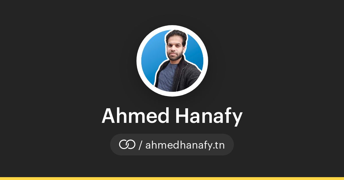 Ahmed Hanafy (/ahmedhanafy.tn) · solo.to