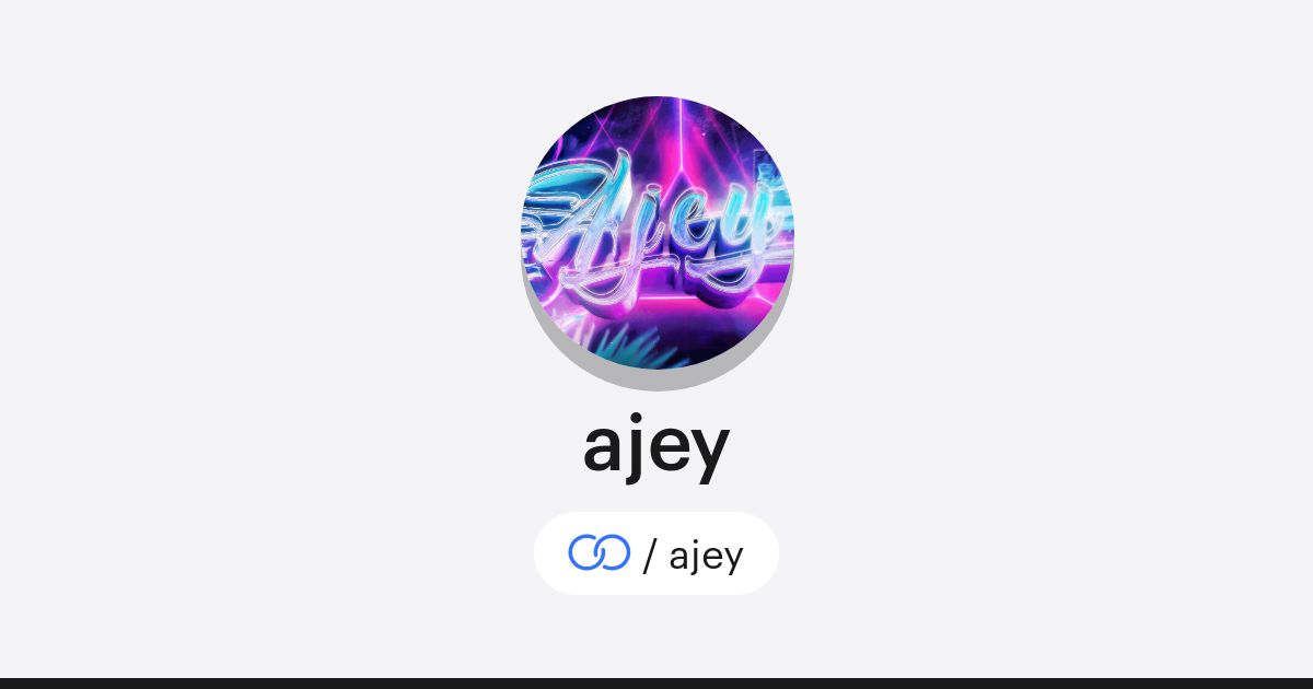 ajey · solo.to