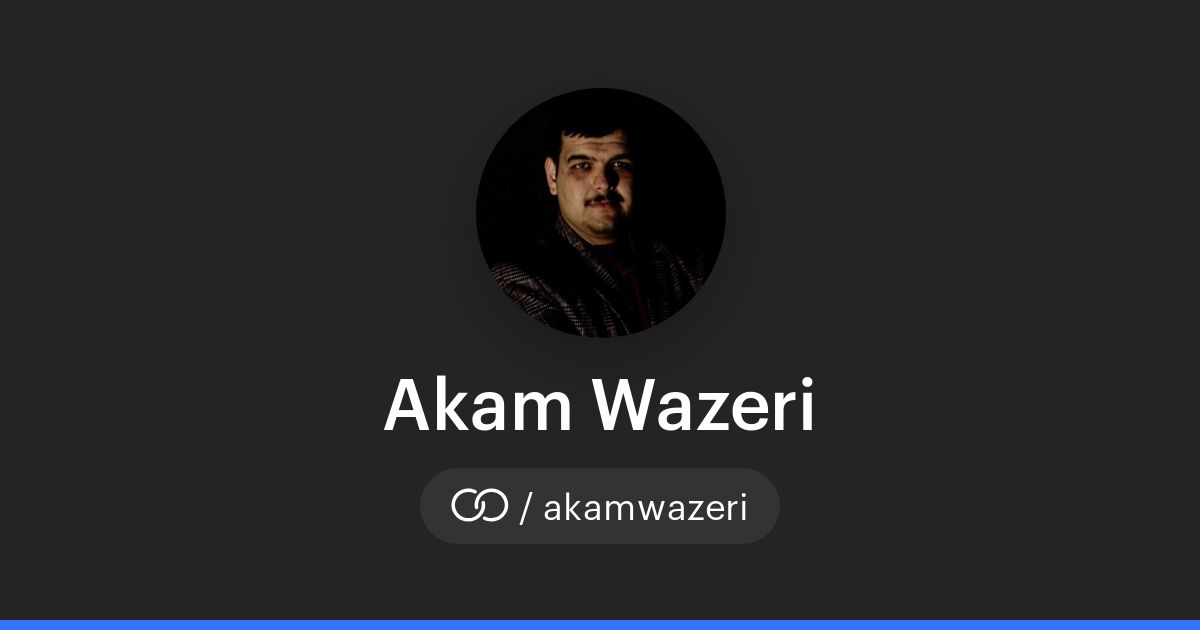 Akam Wazeri (/akamwazeri) · solo.to