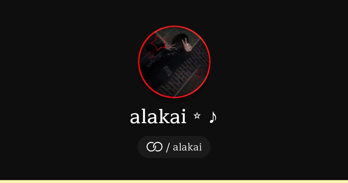 alakai ⭒ ♪ (/alakai) · solo.to