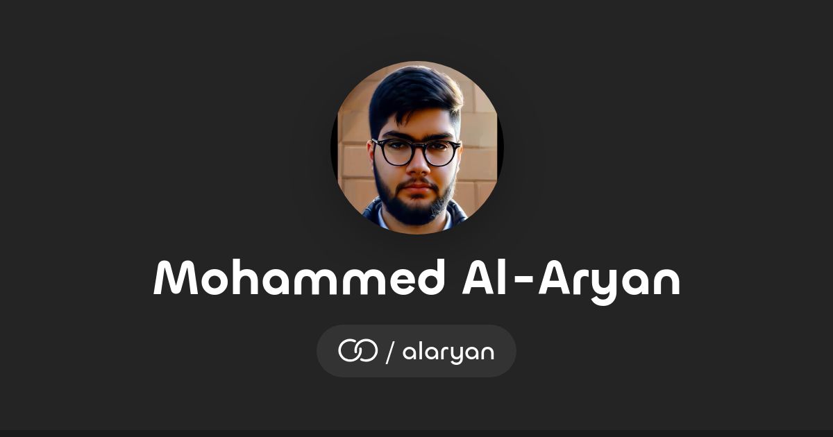 Mohammed Al-Aryan (/alaryan) · solo.to