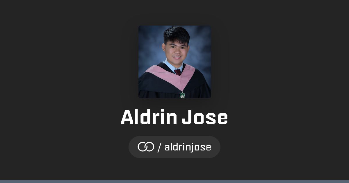 Aldrin Jose (/aldrinjose) · solo.to